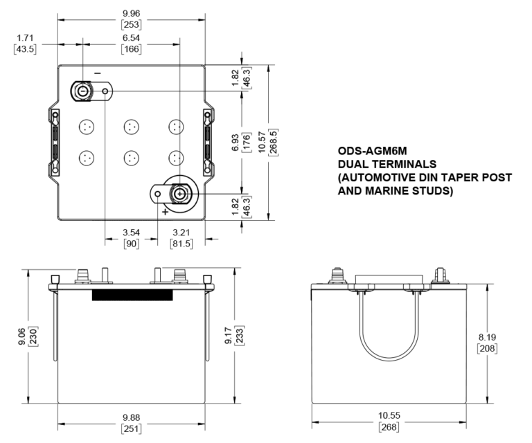 ODS-AGM6M (PC2250) ODYSSEY Extreme Series Battery | ODYSSEY® Battery