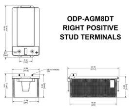 ODP-AGM8D (8D-1500) ODYSSEY Performance Series Battery | ODYSSEY® Battery